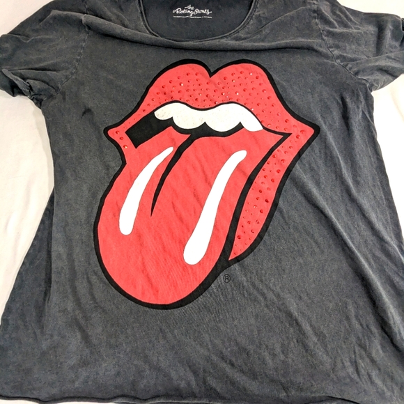 the Rolling Stones | Tops | Rolling Stones 28 Embellished Iconic Band ...